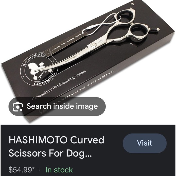 Hashimoto | Dog | Hashimoto Curved Grooming Shear | Poshmark